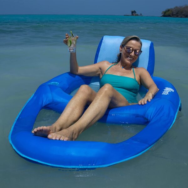 SwimWays Spring Float Recliner XL: Inflatable Pool Lounge Chair with ... SwimWays Spring Float Recliner XL: Inflatable Pool Lounge Chair with ...