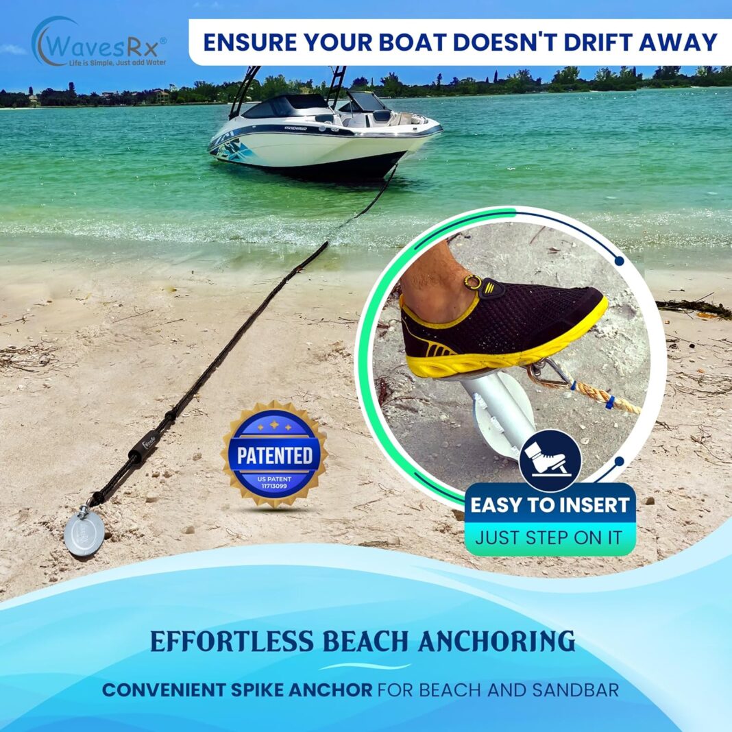 Patented Aluminum Spike Beach Anchor Review | Dock Floating Water Mats